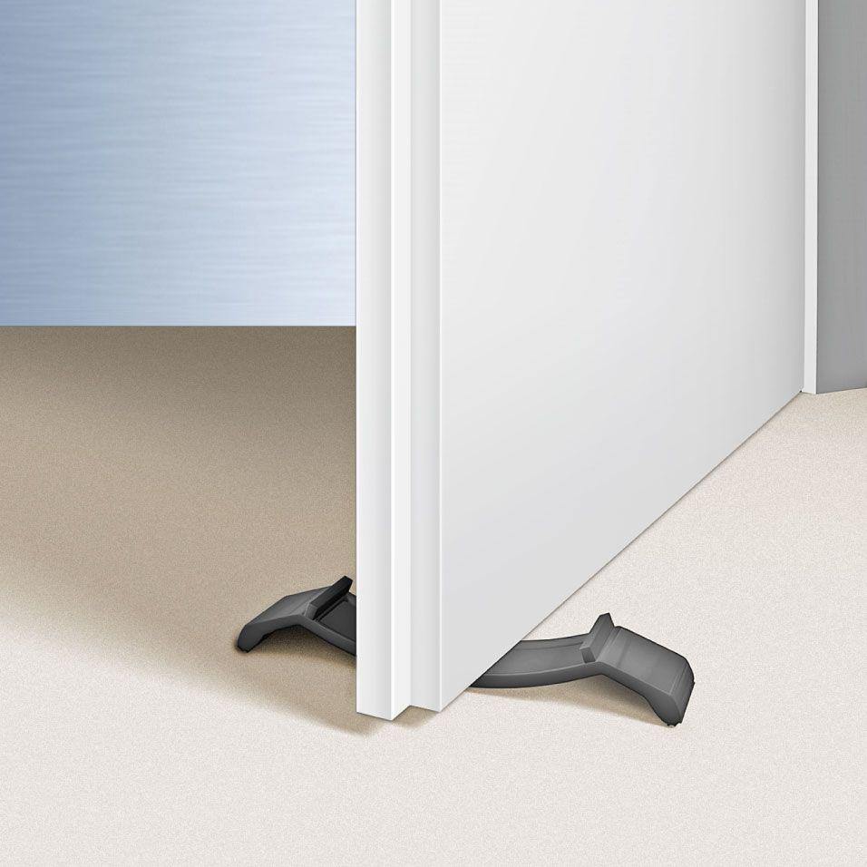 Door stop with rubber coating
